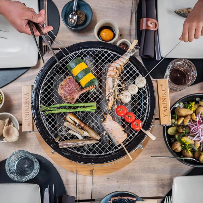 Hibachi - Outdoor Ceramic Japanese Grill Round | BambiniJO