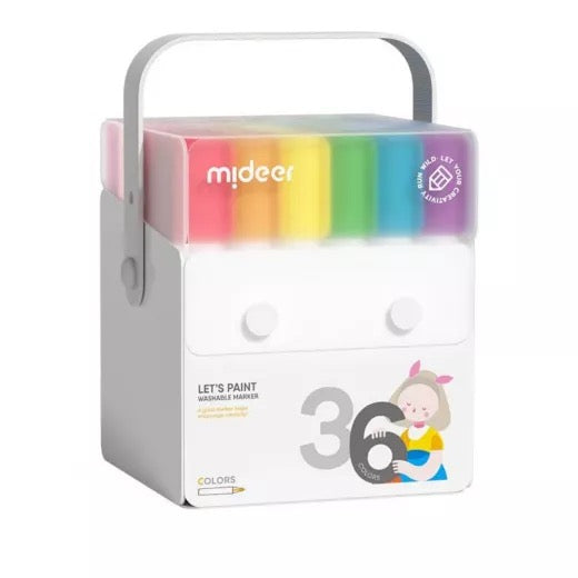 Mideer - Washable Markers | 36 colors – BambiniJO