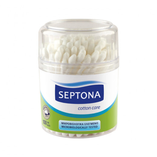Septona Cotton Buds 100pcs - Drum | BambiniJO