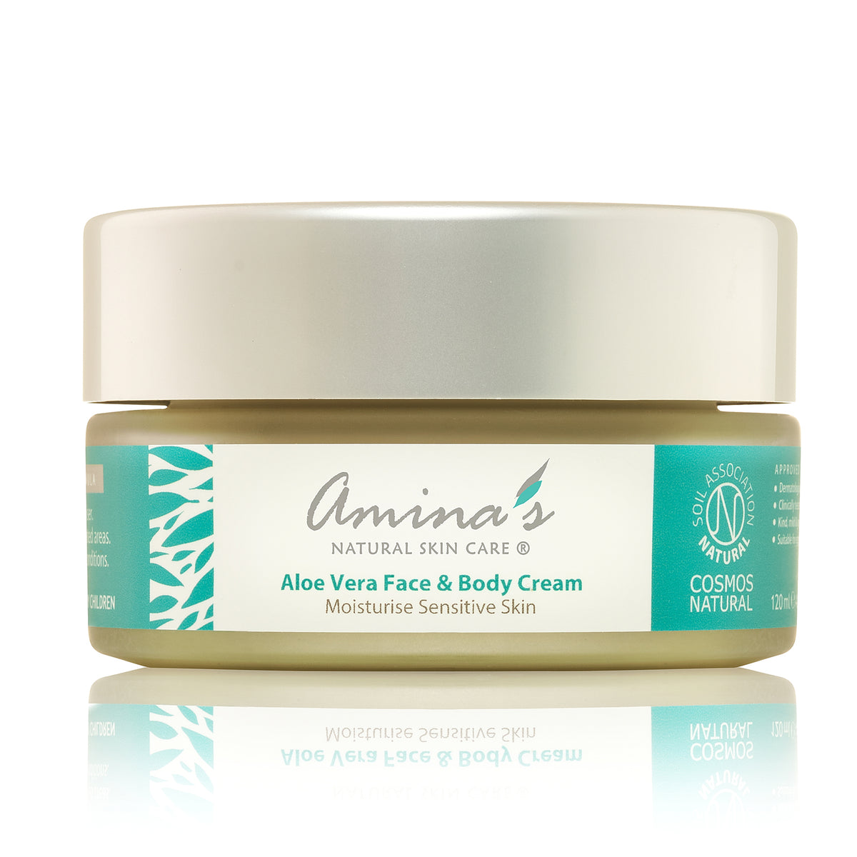 Amina's Organic Aloe Vera Face & Body Cream 120ml | BambiniJO