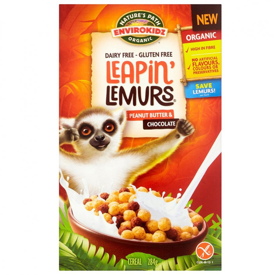 ORGANIC GLUTEN FREE LEAPIN LEMURS PEANUT BUTTER (284G) – BambiniJO